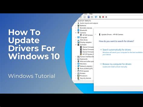 Update Drivers In Windows 10 How To Update Drivers And Firmware Via