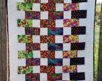 Building Blocks Lap Quilt Pattern Etsy