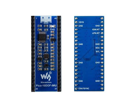 Buy Waveshare 10 Dof Imu Sensor Module For Raspberry Pi Pico