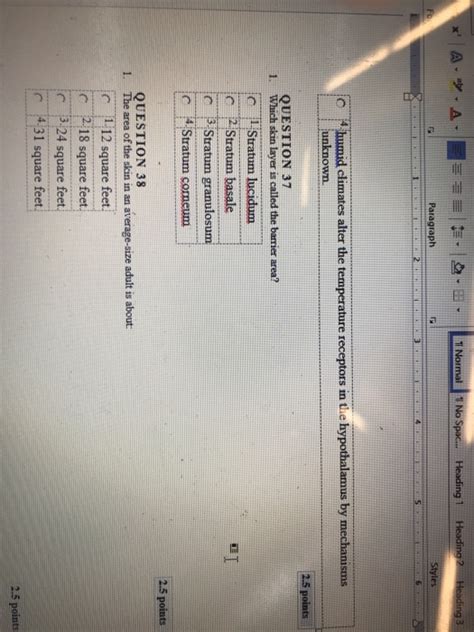 solved paragraph font true and false questions question 1