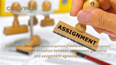 Chapter 4 Differentiation Between Assignment Guideline And Assignment Agreement