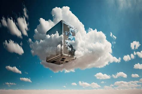Cloud Computing Concept Generative Ai Stock Illustration Illustration Of Conceptual