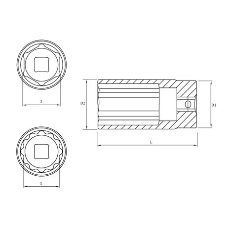 Spindle Axle Nut Impact Socket