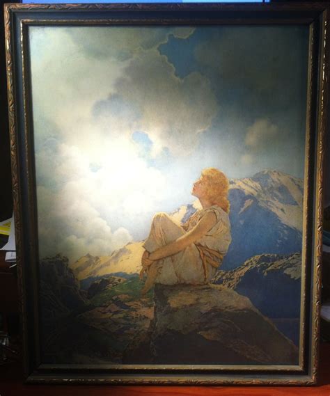 Maxfiel Parrish Print Of Morning Collectors Weekly