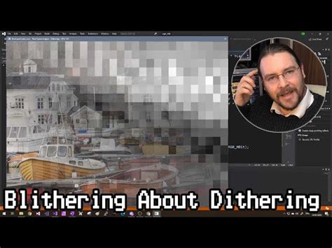 free video dithering with floyd steinberg in c from javidx9 class