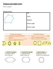 Polygons And Angles Notes Pdf Polygons And Angles Notes What Is A Polygon Polygon
