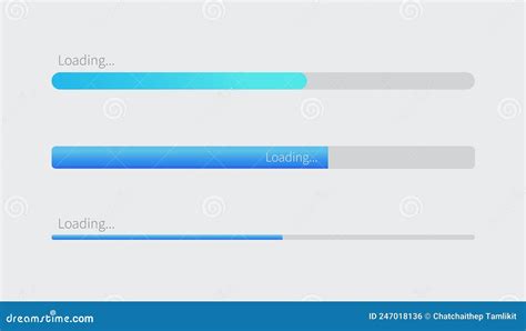 Load Indicator Loading Status Bar Round Buffer Download Progress And