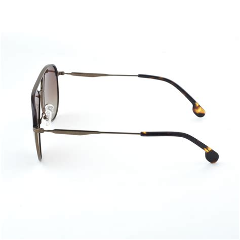 Stylish Brown Metal Polarized Sunglasses Cs 5655 Luxotix