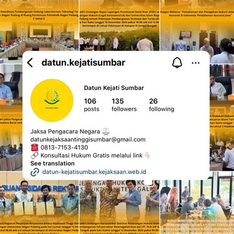 Datun Kejati Sumatera Barat Beranda