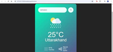 Stuti Bahuguna On Linkedin Webdevelopment Html Css Javascript Weatherapp Learningjourney