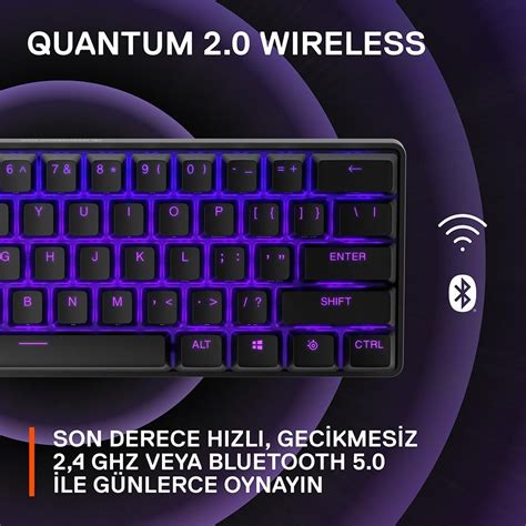 Steelseries Apex Pro Mini Wireless Mekanik Gaming Klavye Uk Layout