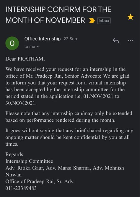 Pratham J On Linkedin Future Internship Placements Litigation