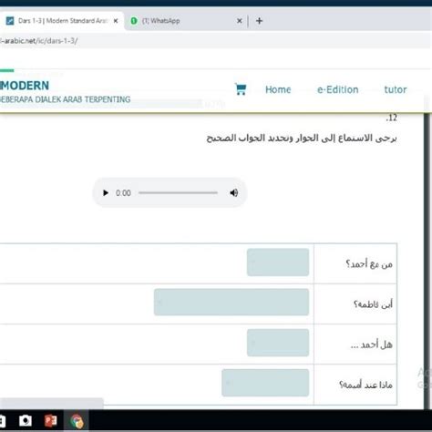 Web Based Assessment Of Arabic Language Download Scientific Diagram