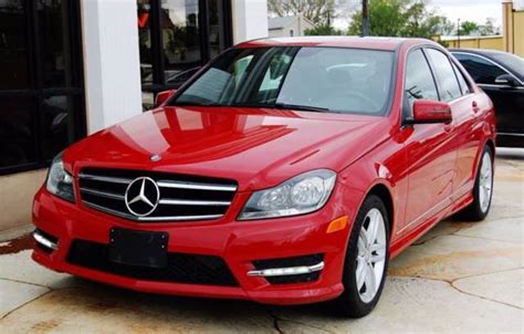Seller Of German Cars 2014 Mercedes Benz C Class Red Black
