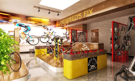 Bike Shop Interior Design By Archidas On Deviantart