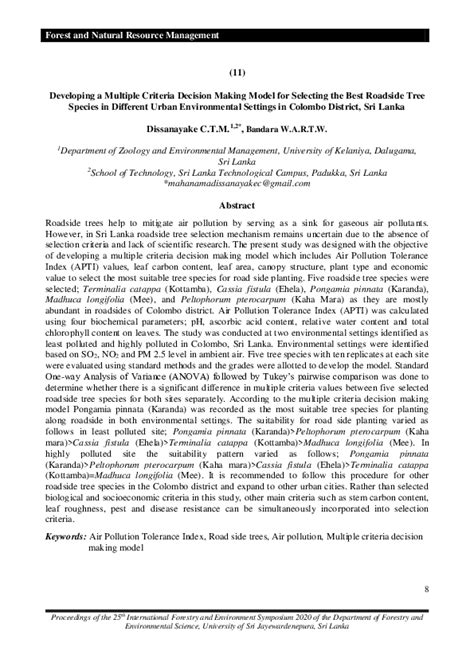 Pdf Developing A Multiple Criteria Decision Making Model For