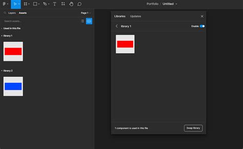 Swap Libraries And Component Instances Interactive Components Figma