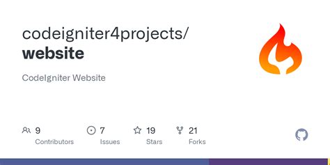 GitHub Codeigniter Projects Website CodeIgniter Website