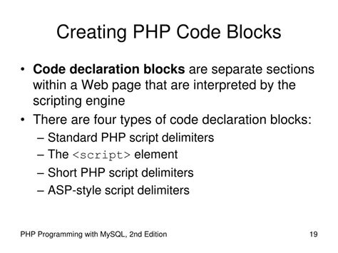 Ppt Chapter 1 Getting Started With Php Php Programming With Mysql 2