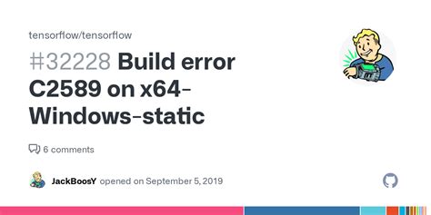 Build Error C2589 On X64 Windows Static · Issue 32228 · Tensorflow