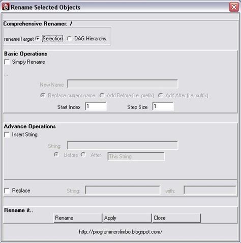 Comprehensive Renamer Maya Rename Script For Maya Free Renaming
