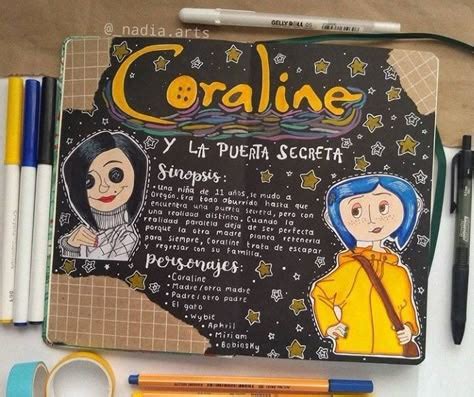 Portadas De Coraline Para Cuadernos