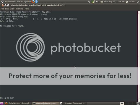 1004 Data Recovery Using Testdisk Failing Ask Ubuntu