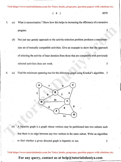 Design And Analysis Of Algorithms Question Paper 2015