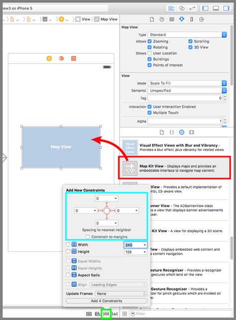 SwiftMap Kit Viewの使い方位置を指定して地図を表示する Swift XCode はじはじアプリ体験メモ