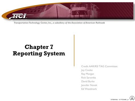 PDF Chapter Reporting System Aar Com TTCI AAR P AAR Chapter