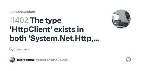 The Type Client Exists In Both Systemnet Version4111