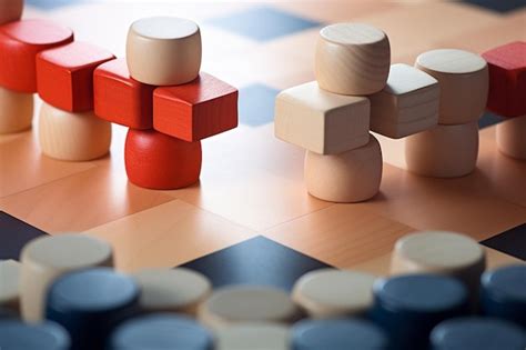 Premium Ai Image An Abstract Representation Of Negotiation Dynamics