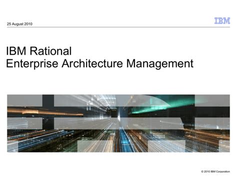 Ibm Rational Enterprise Architecture Workbench