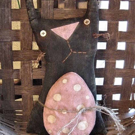 Roscoe Rabbit Epattern Primitive Bunny Cloth Doll Craft Etsy