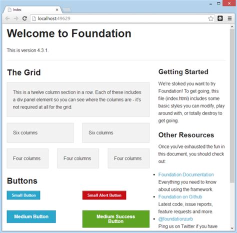 Create ASP Net MVC Websites CSS UI Kits Frameworks Bootstraps And Boilerplates