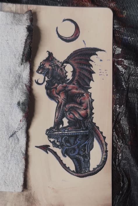 Red Gargoyle R Tattoobeginners