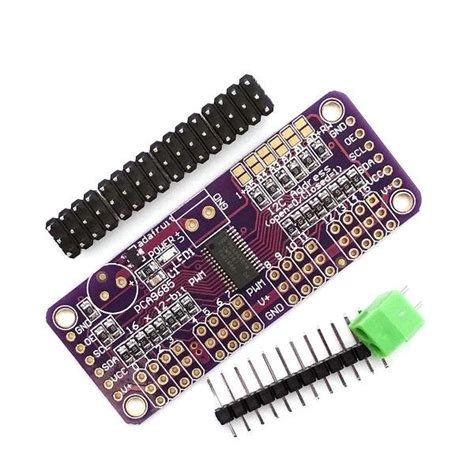 PCA9685 16 Channel 12 BIT PWM Servo Motor Driver Has Following Features 2 Bit Resolution For