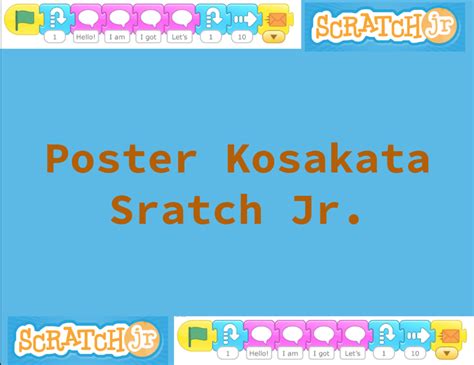 Free Scratch Jr Coding Vocabulary Clicky