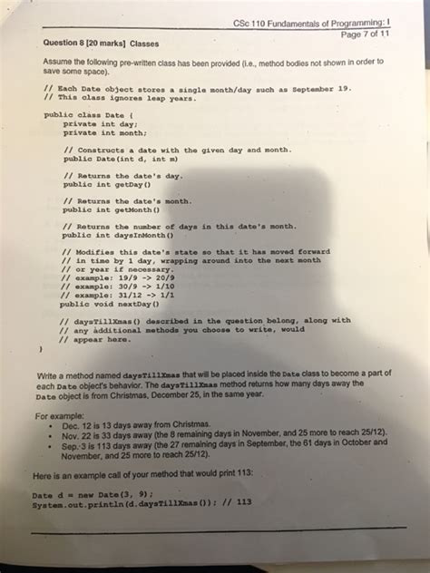 solved csc 110 fundamentals of programming i page 7 of 11