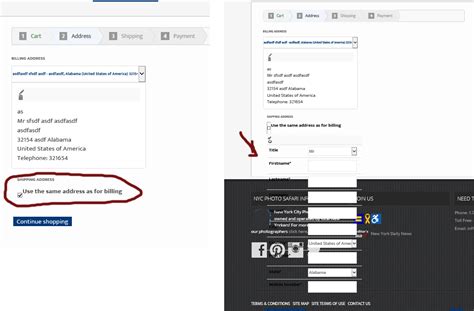 HikaShop Move Add Shipping Address HikaShop