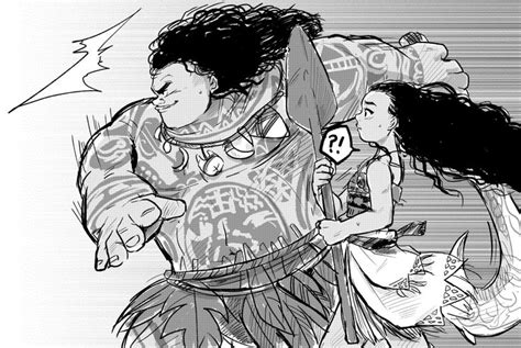 Maui And Moana Maui Moana Moana X Maui Fanart Moana Fan Art