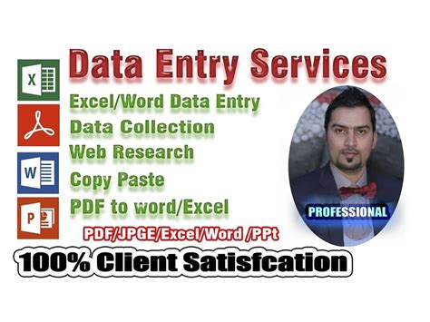 all types of data entry services pdf to ms excel and word typing excel