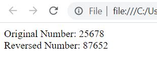 Find Reverse Of A Number In JavaScript Programmingempire