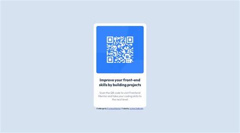 Frontend Mentor Qrcode Challenge Coding Challenge Solution