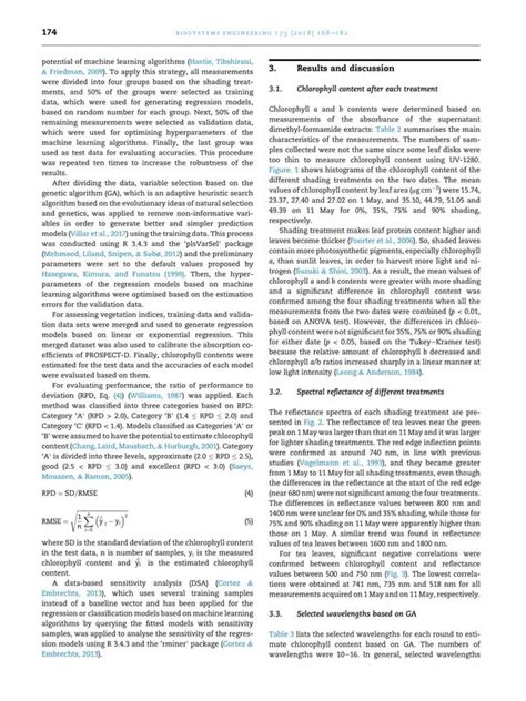 using spectral reflectance to estimate leaf pdf