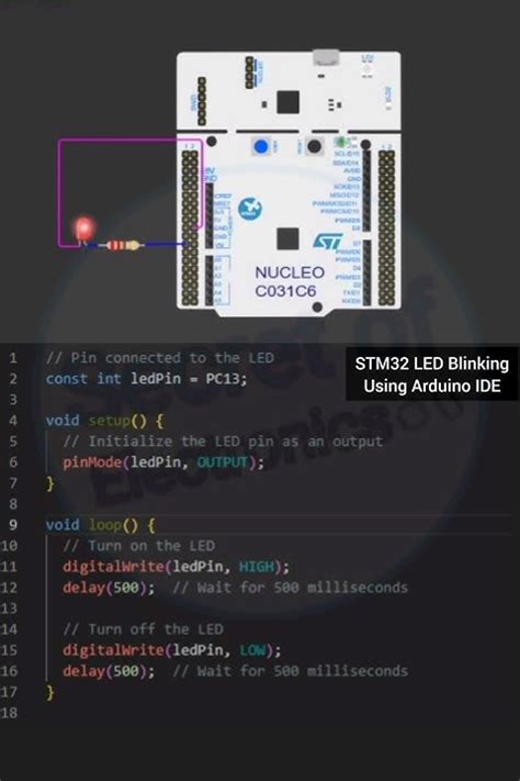 STM32 LED Blinking Using Arduino Programming and Arduino IDE - YouTube