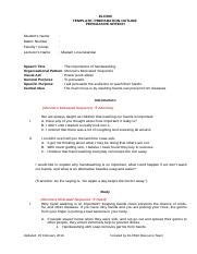 FINAL DRAFT Persuasive Doc ELC TEMPLATE PREPARATION OUTLINE PERSUASIVE SPEECH Student S