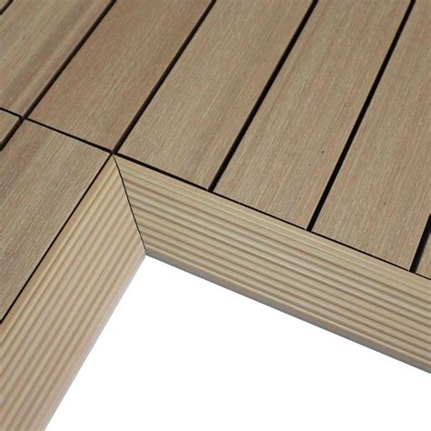 Newtechwood 1 6 Ft X 1 Ft Quick Deck Composite Deck Tile Inside