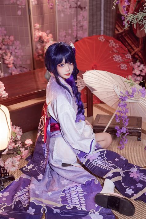 Aiwest Cosplay Raiden Shogun Genshin Impact Photos Cosplaytele