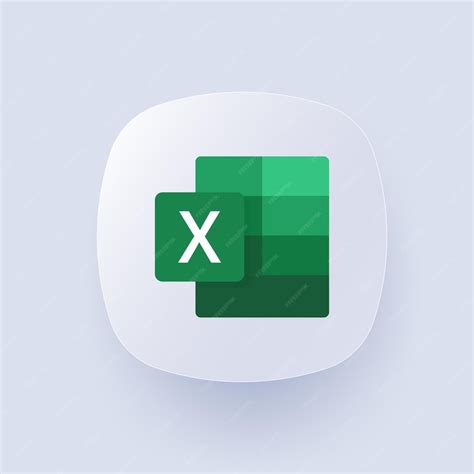 Premium Vector Microsoft Excel Logo Spreadsheet Program Microsoft